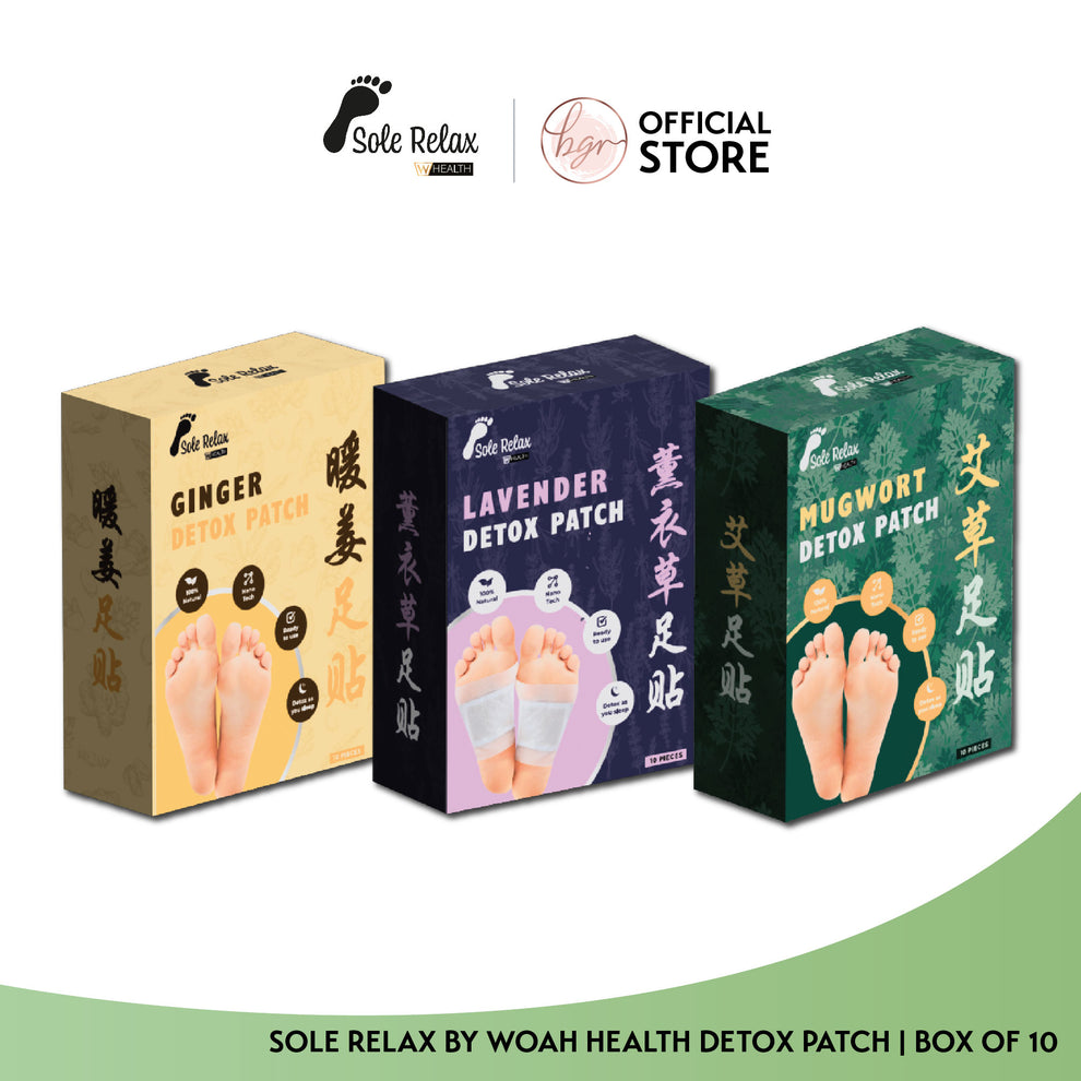 Sole Relax by Woah Health Detox Patch (10 pieces) – Beauty Go Round